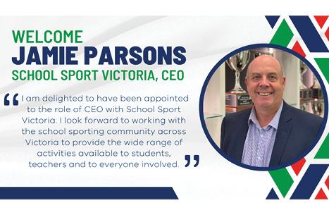 School Sport Victoria – News Welcome Jamie Parsons